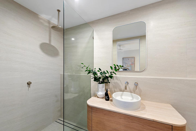 Sand Travertine Hybrid Tile – Arlo Stone & Finishes