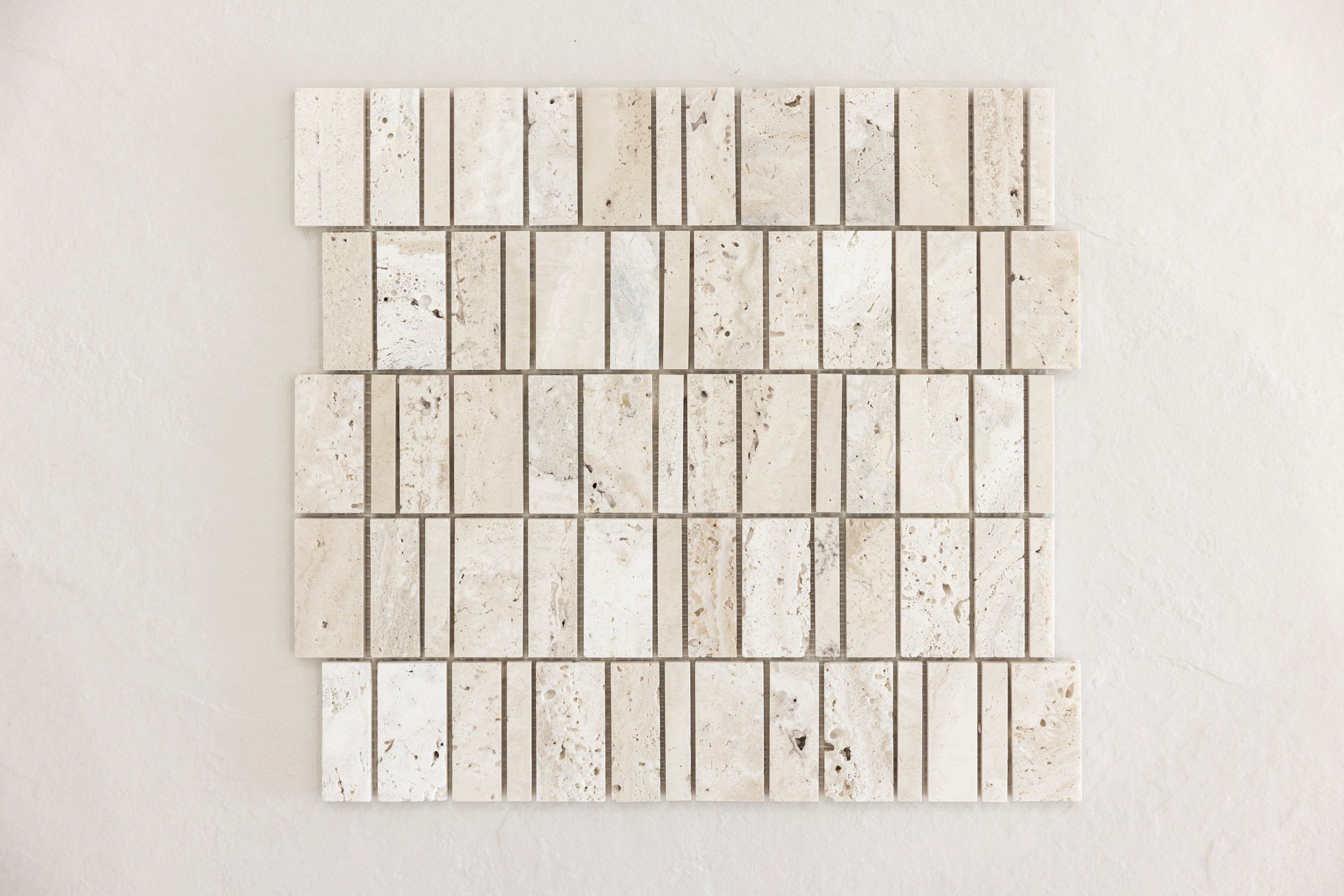 ALMOND TRAVERTINE AZTEC MOSAIC – Arlo Stone & Finishes