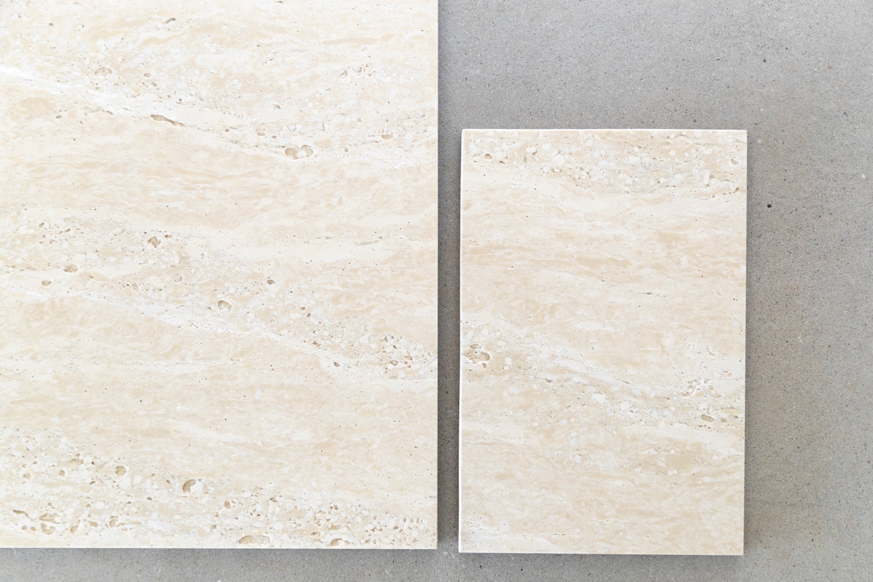 Beige Travertine Hybrid Tile – Arlo Stone + Finishes